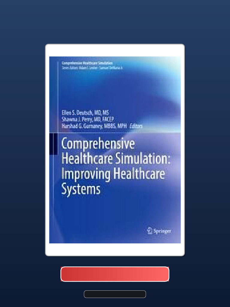 Comprehensive Healthcare Simulation Improving Healthcare Systems ...