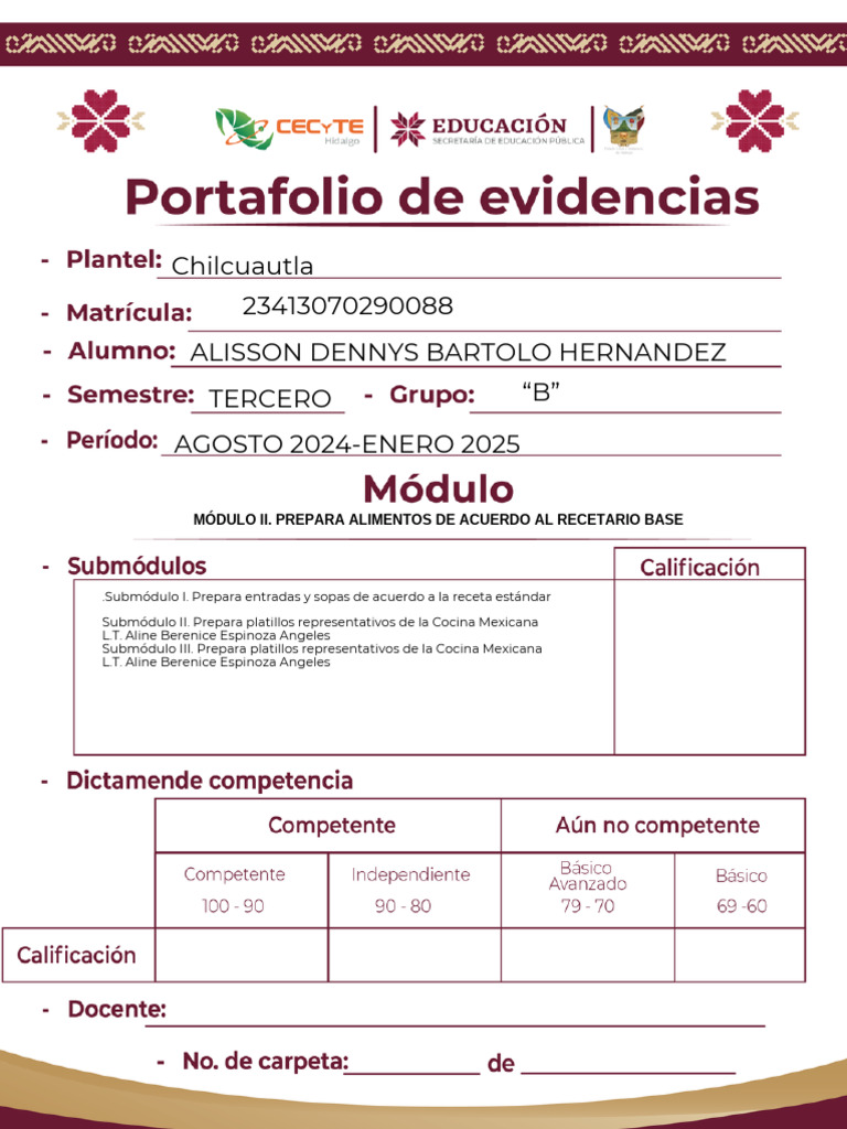 Portadas Portafolio Modulo II Aline PDF | PDF