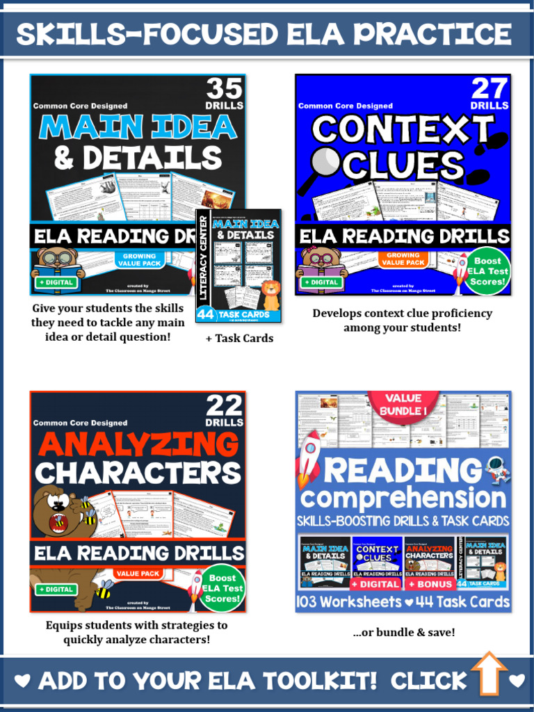 Add To Your Ela Toolkit! Click | PDF