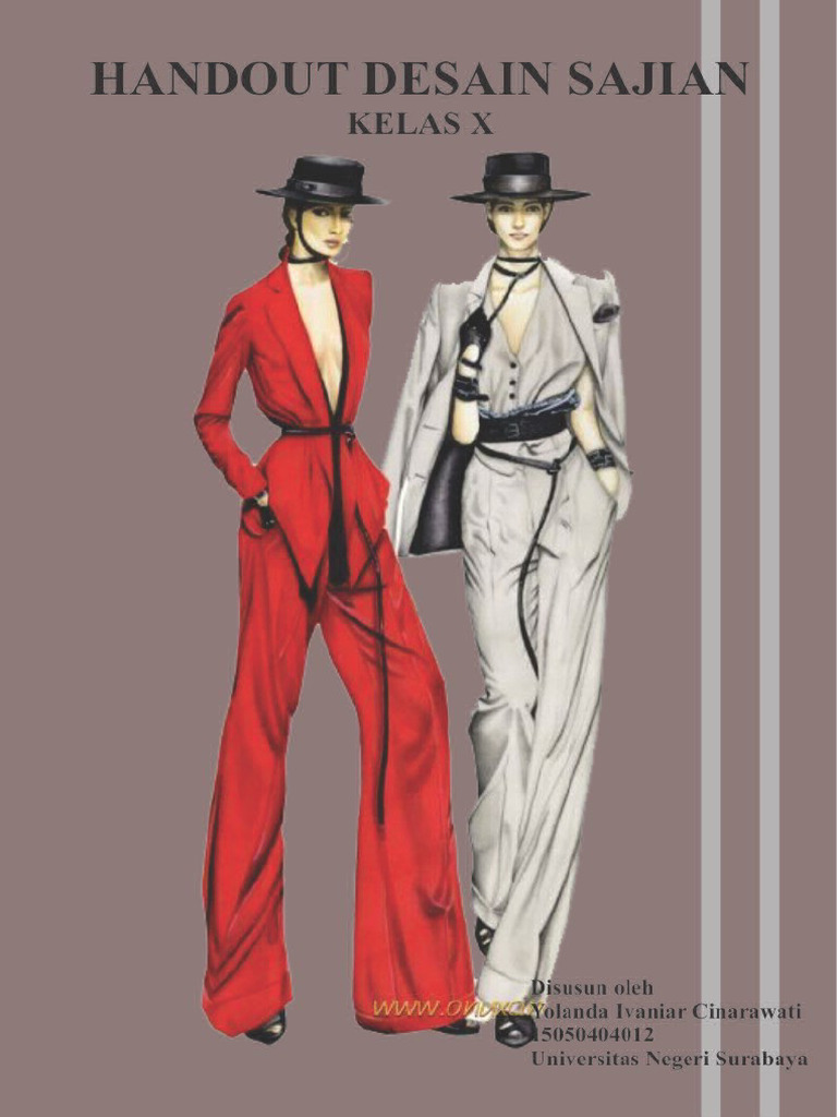 Panduan Desain Sajian Busana | PDF