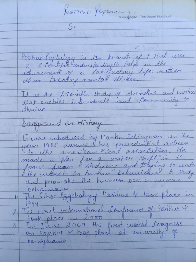 Goals Assumption Positive Psy | PDF