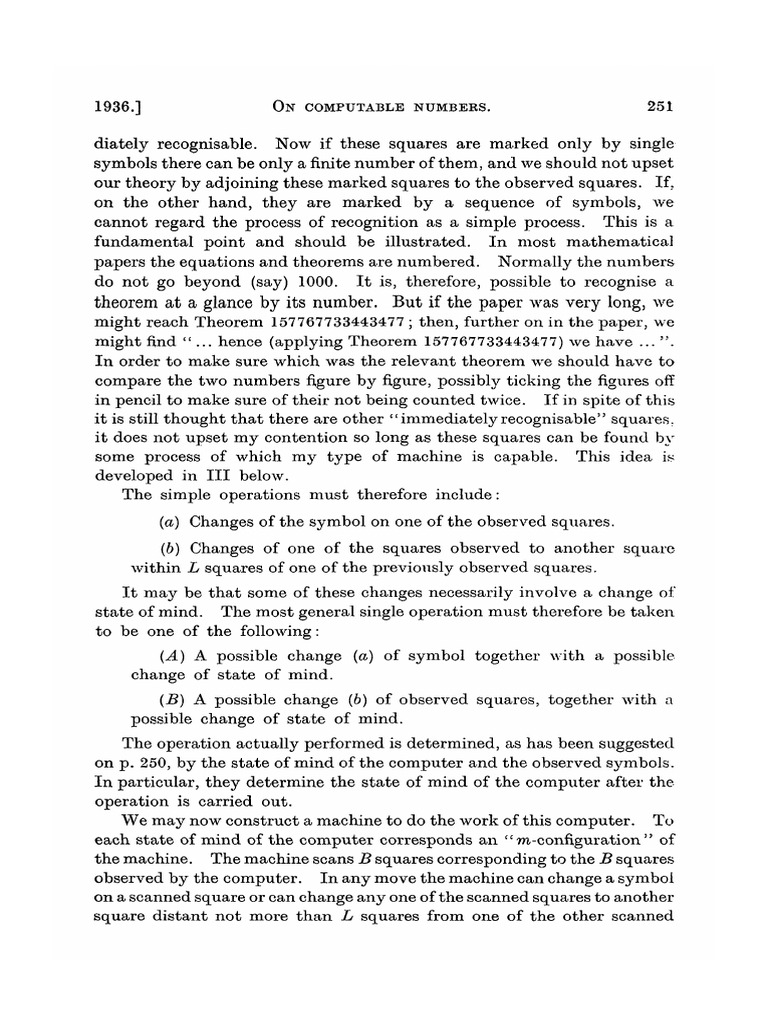 Turing Paper 1936-22-28 | PDF | Function (Mathematics) | Sequence
