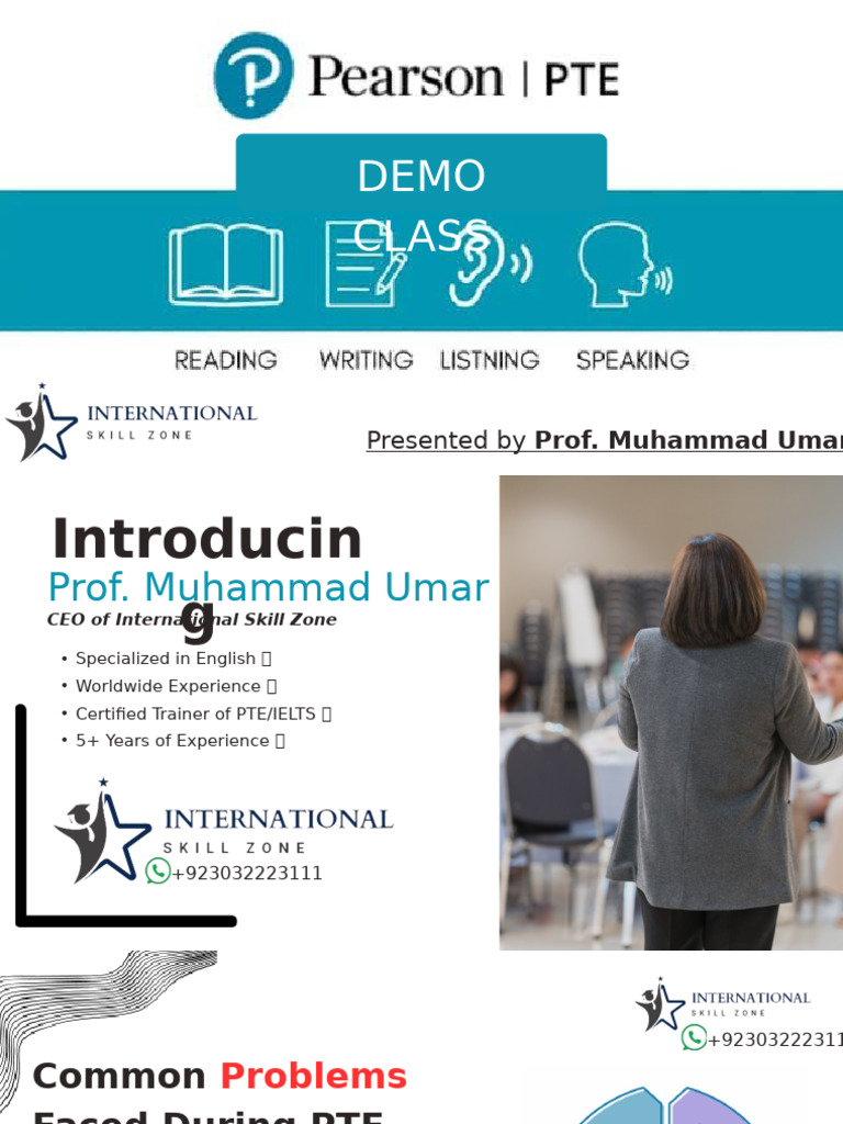 Presentation - Introducing Prof. Muhammad Umar | PDF | Human Communication | Linguistics