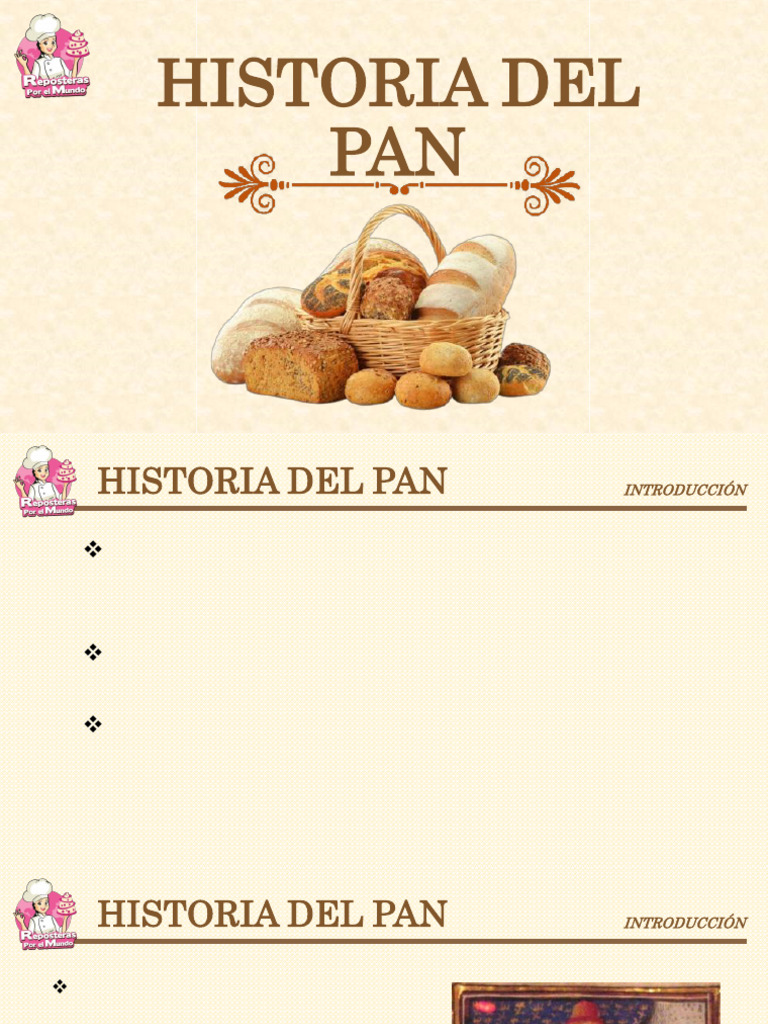 Historia y evolución del pan y panetón | PDF | Panes | Productos horneados