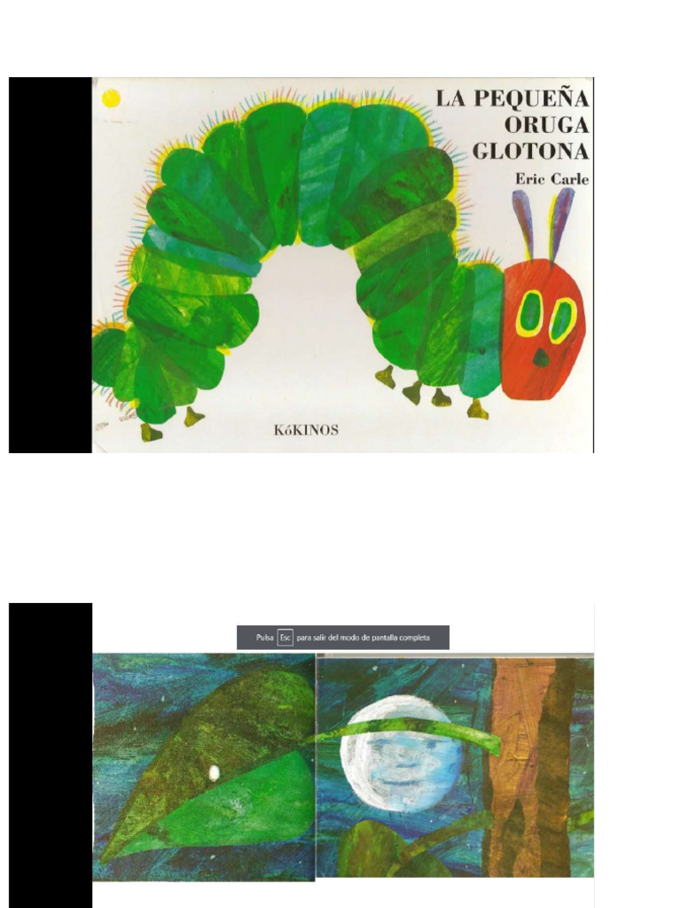 CUENTO LA ORUGA GLOTONA | PDF