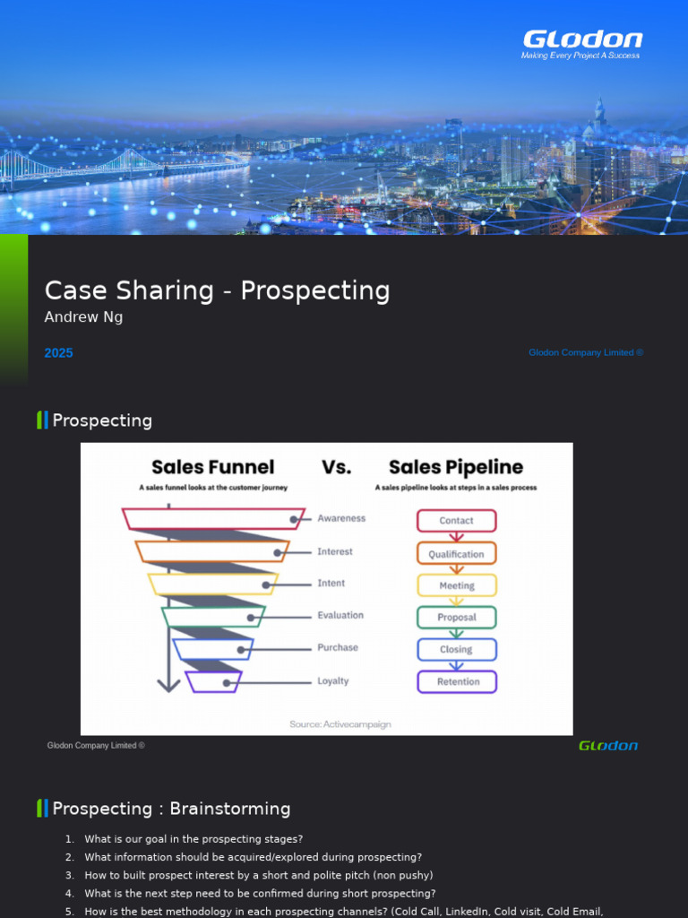 Case Sharing - Prospecting and Handling Objection | PDF