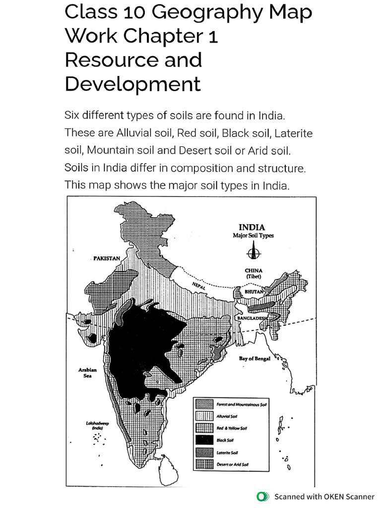 10th Geo CH 1 Map Based | PDF
