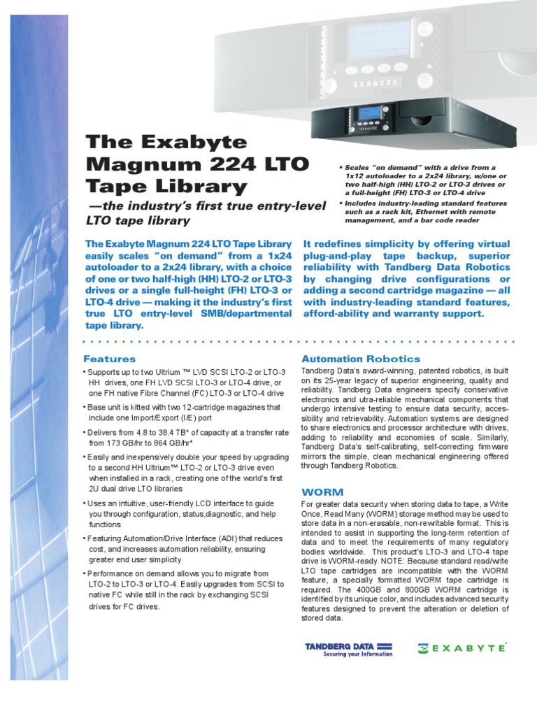 Magnum 224 | PDF | Computer Data Storage | Computing