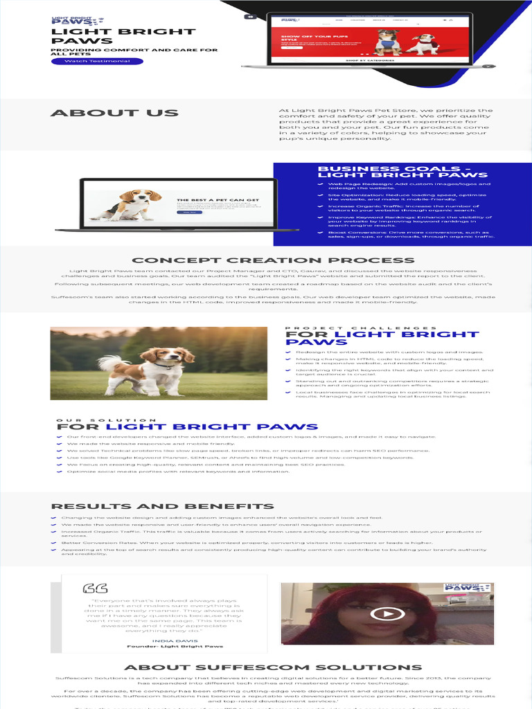 Case Study - Light Bright Paws - Cropped | PDF