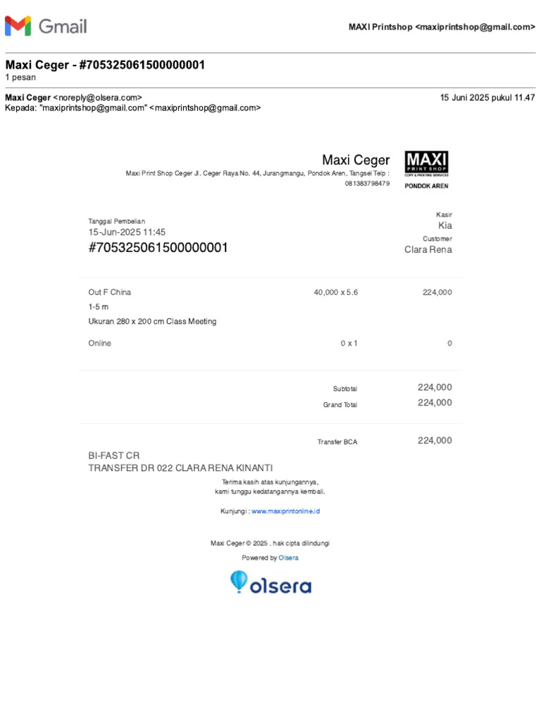 Gmail - Maxi Ceger - #705325061500000001 | PDF