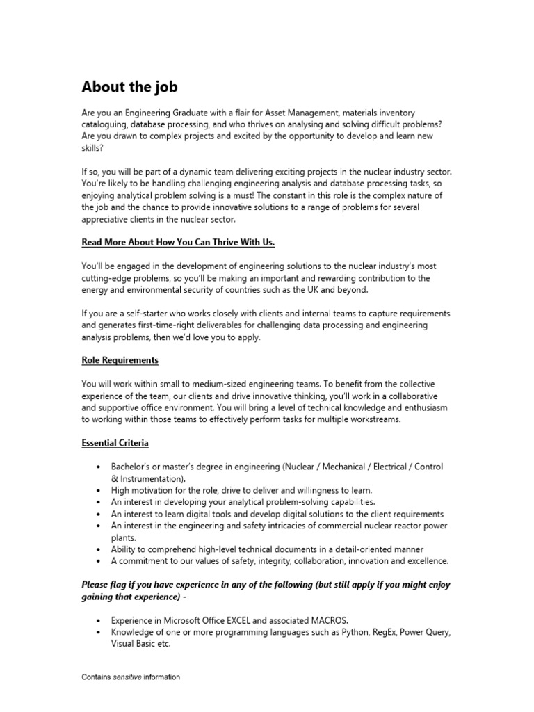 Asset Management Role in Nuclear Sector | PDF | Engineering | Business