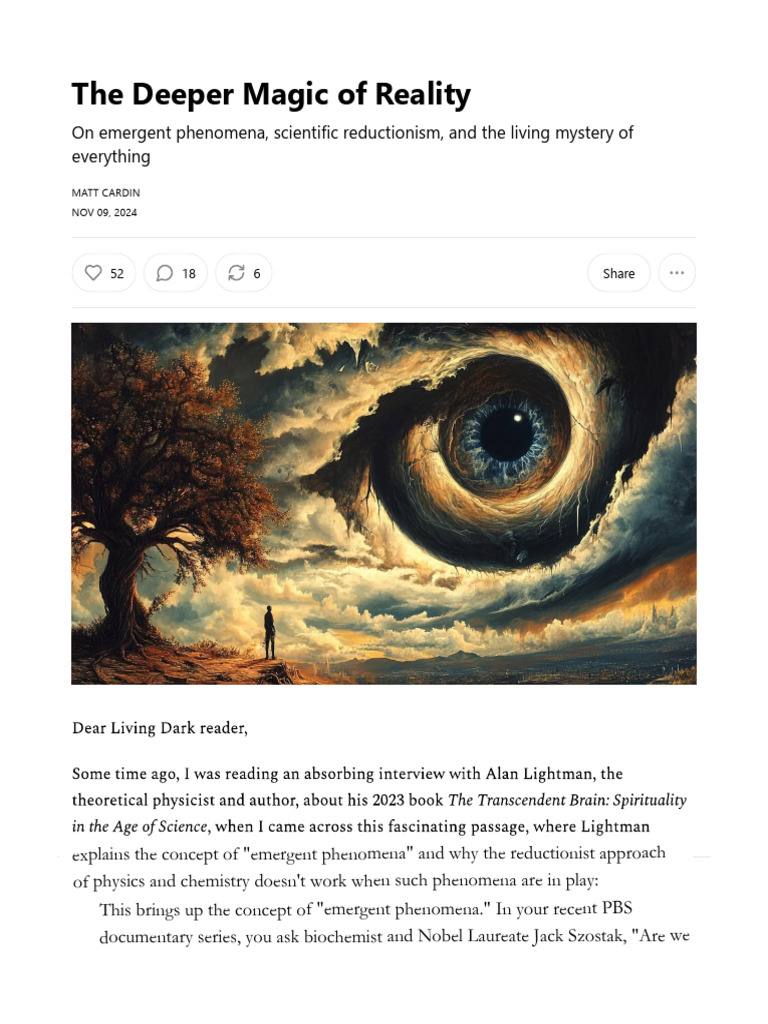 0082 The Deeper Magic of Reality by Matt Cardin | PDF