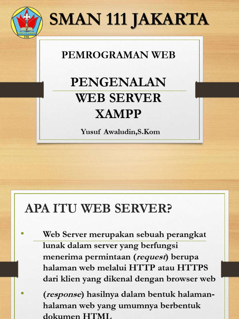 01 Pengenalan Web Server Xampp | PDF