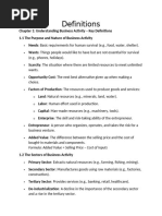 As Level Business (9609) - Complete Notes | PDF