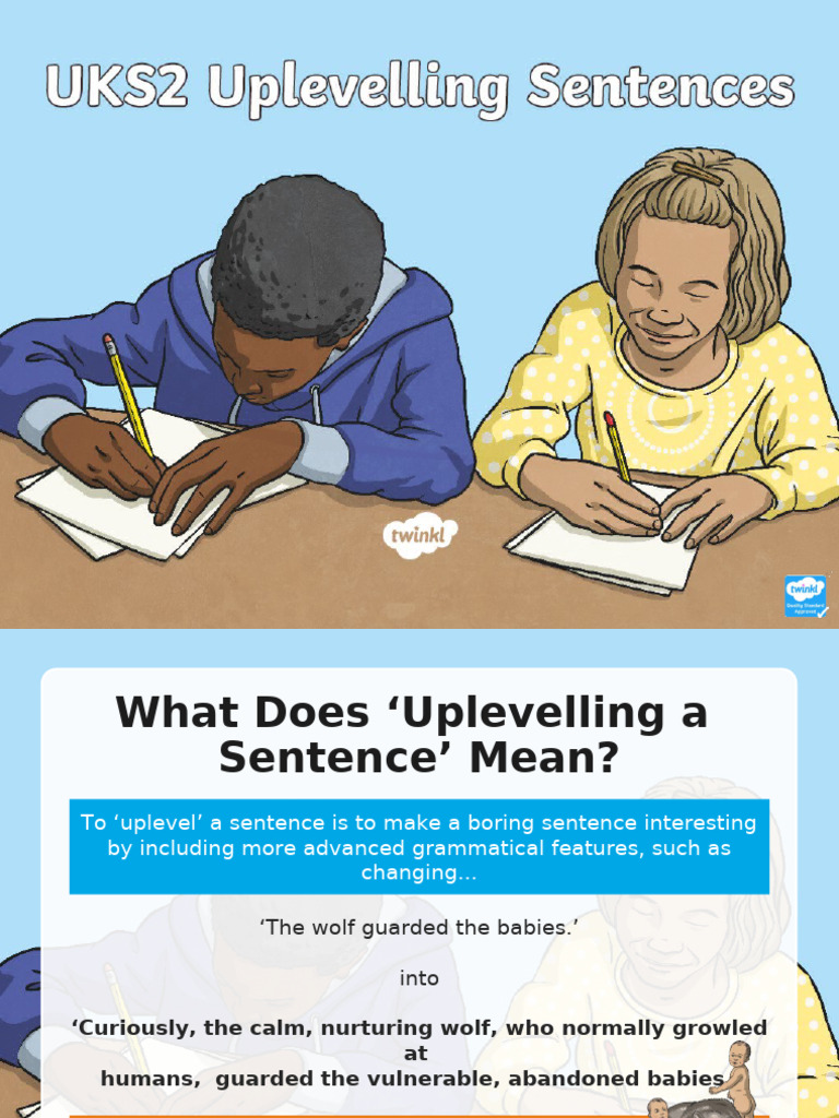 UKS2 Uplevelling Sentences Activity PowerPoint | PDF | Noun | Pronoun
