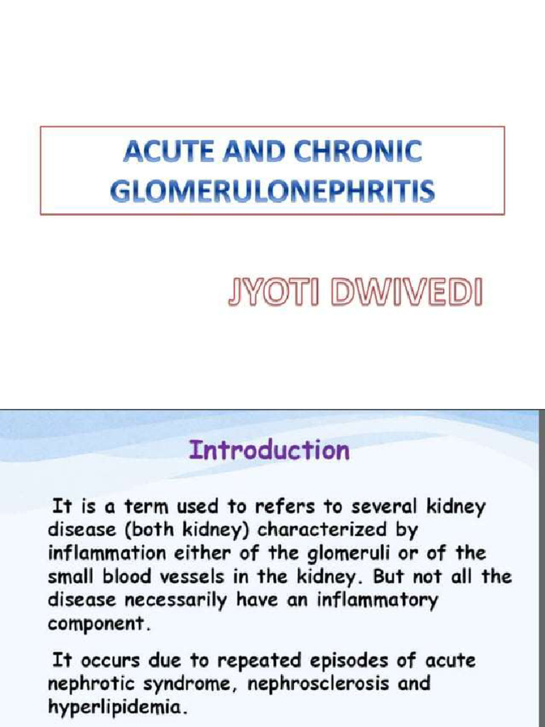 Acute and Chronic | PDF