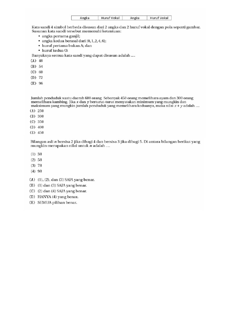 Salinan Utbk-1 | PDF