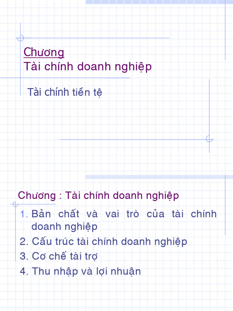 Tai Chinh Tien Te Tai Chinh Doanh Nghiep (Cuuduongthancong - Com) | PDF