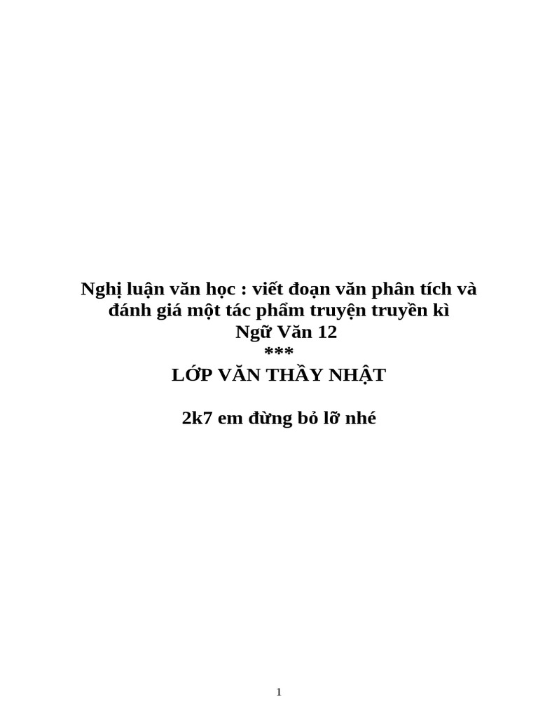 Truyen Truyen Kì | PDF