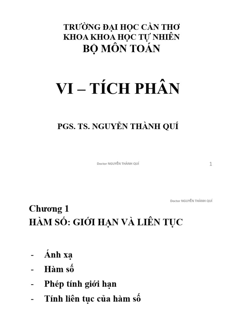 Slides Vi-Tich Phan (Chuong 1) | PDF