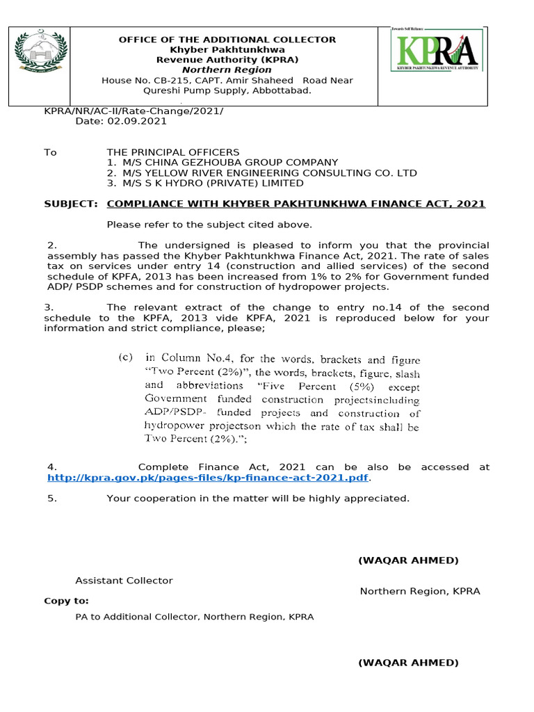 KPFA 2021 To Hydros | PDF