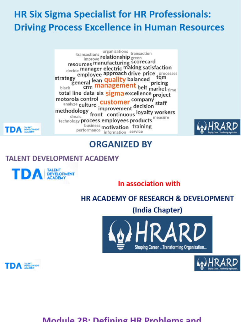 Six Sigma in HR: Project Charter Guide | PDF | Turnover (Employment ...