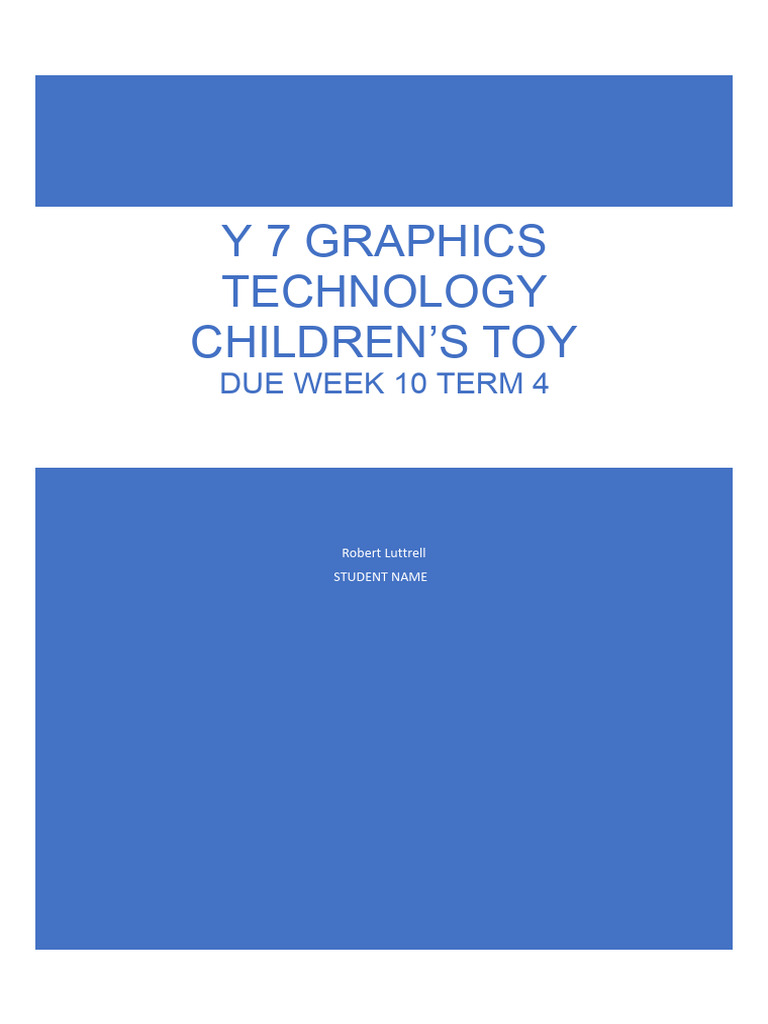 Children's Toy Design Project Guide | PDF | Human Communication | Learning