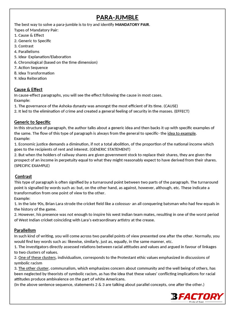 Mastering Para-Jumble Techniques | PDF | Racism | Discrimination & Race ...