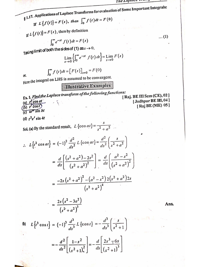 Laplace Transform | PDF