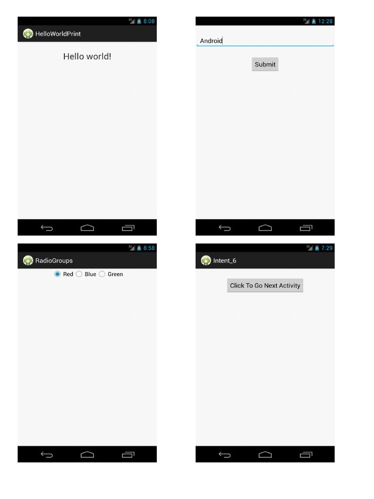 Android Lab Manual Images OriginalSize | PDF