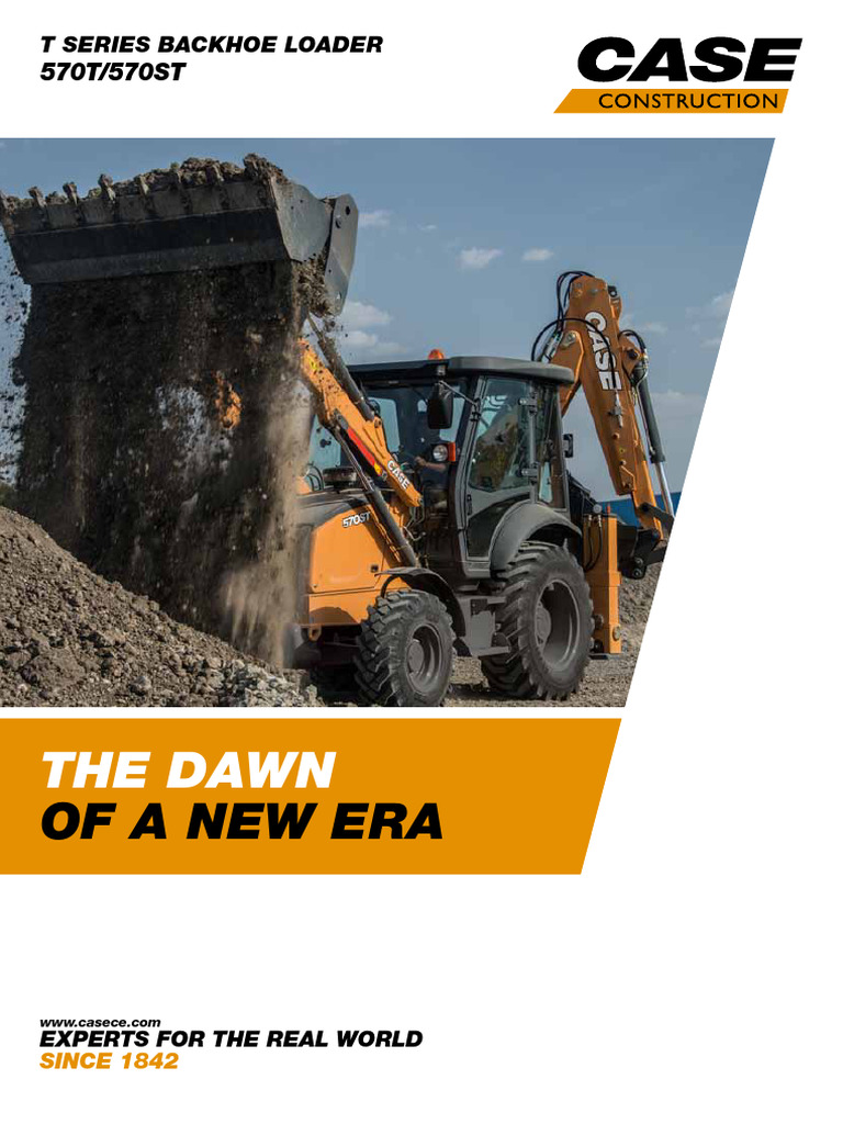 570T Backhoe Loader Features Overview | PDF | Loader (Equipment ...