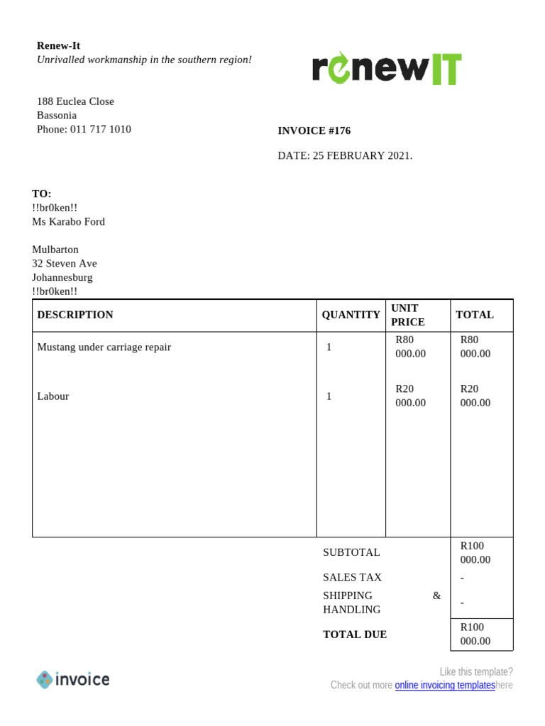 Quotation Renew It | PDF