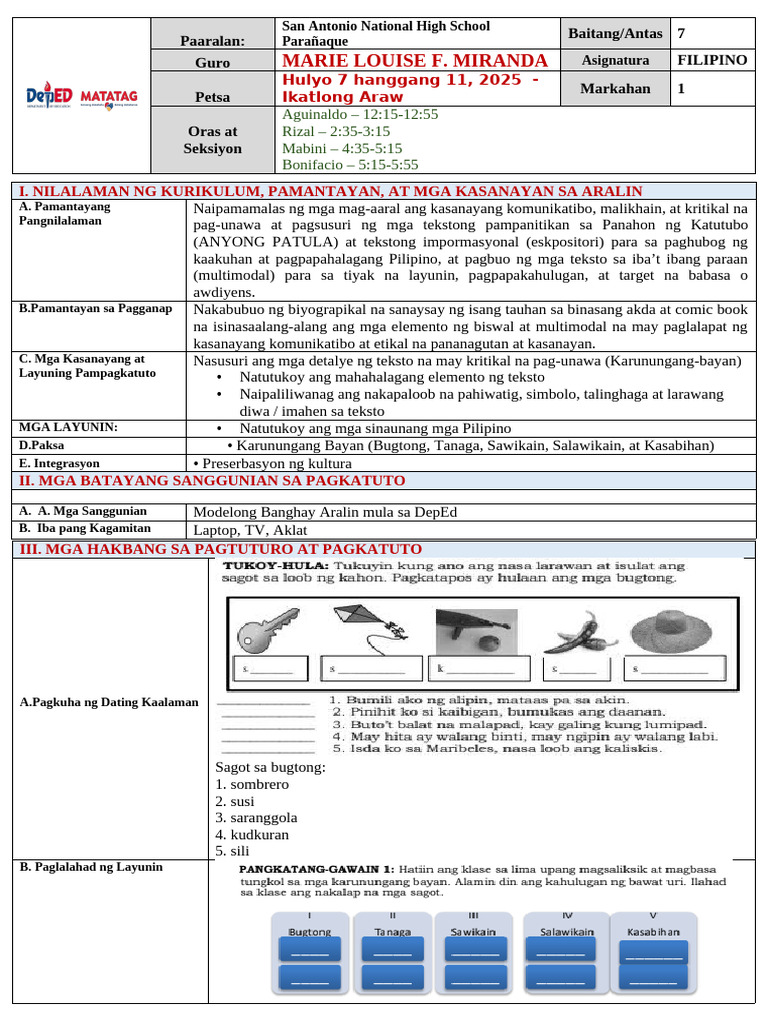 2025 2026 Miranda Q1 W3 Day3 | PDF