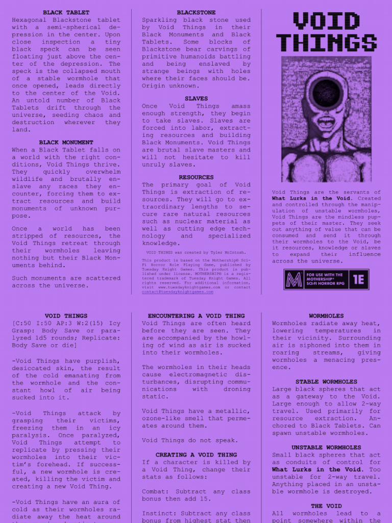 Void Things | PDF