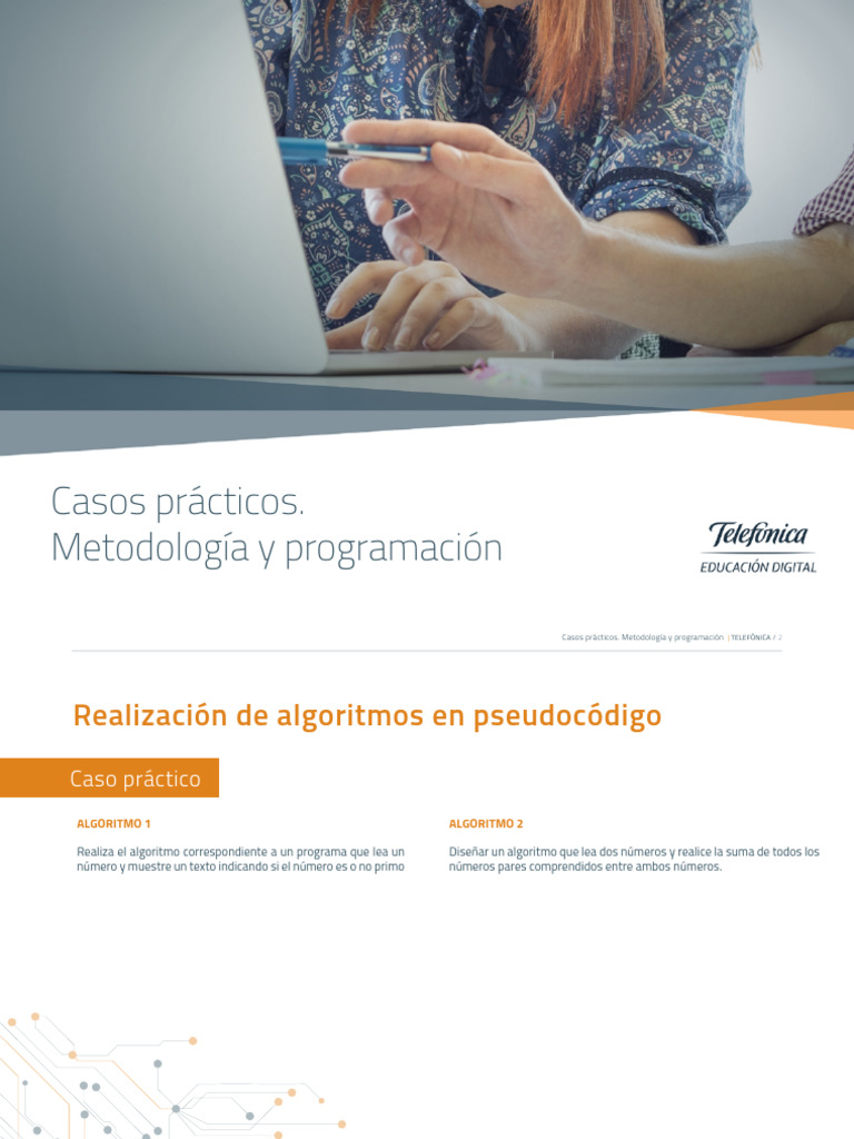 Realización de Algoritmos en Pseudocódigo | PDF