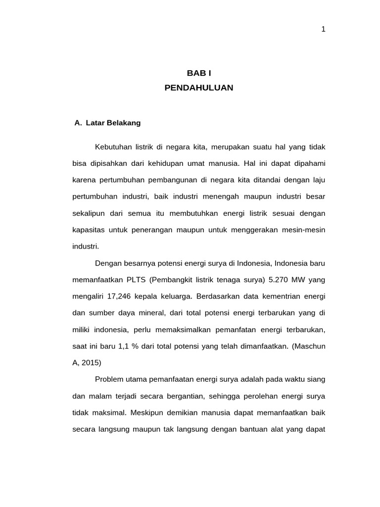 Contoh Proposal Thesis | PDF