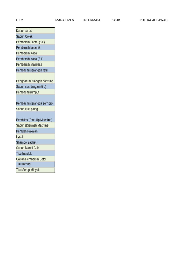 Form Pengeluaran Barang | PDF