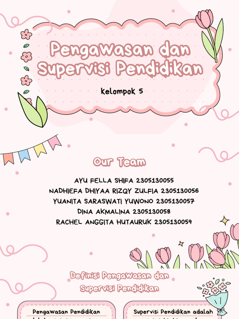 KLMPK 5 Pengawasan Dan Supervisi Pendidikan | PDF