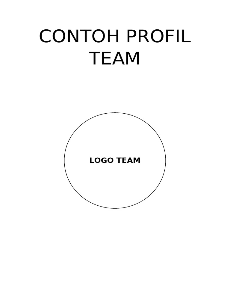 Contoh Profil Team | PDF