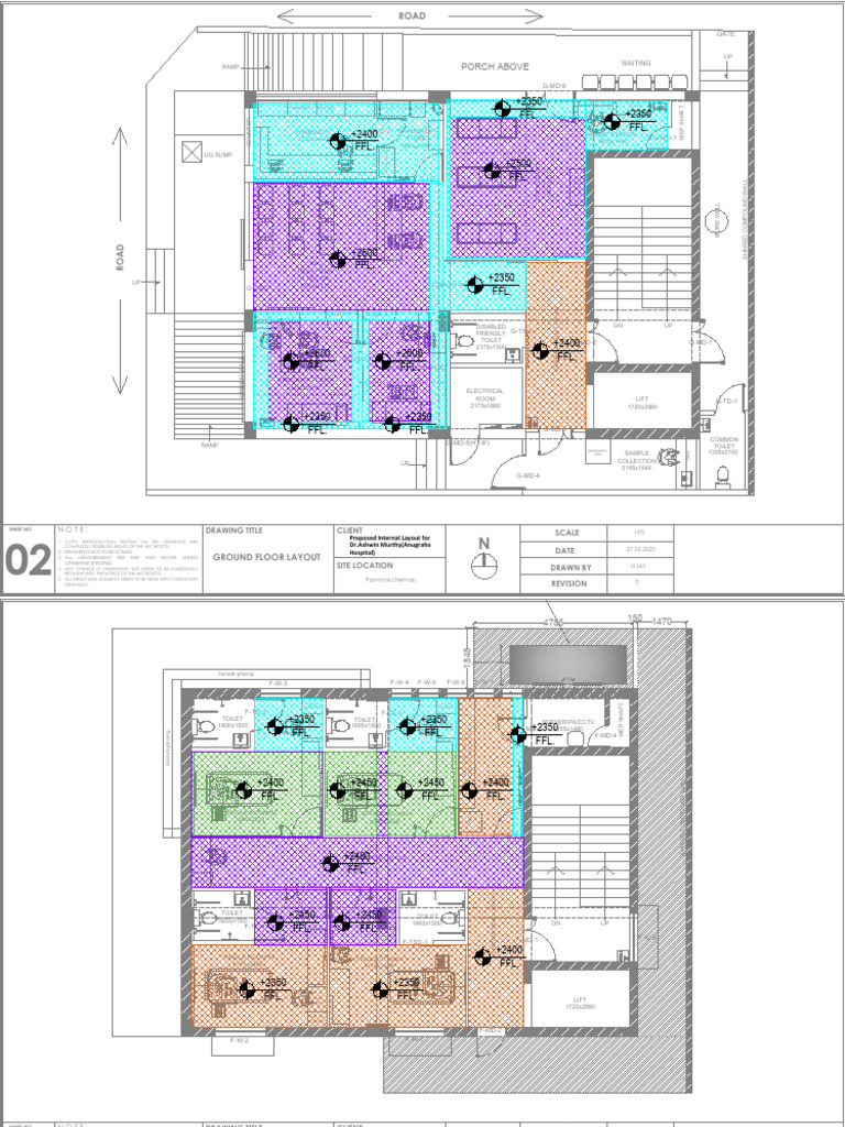 Hospital Internal Layout Plans | PDF