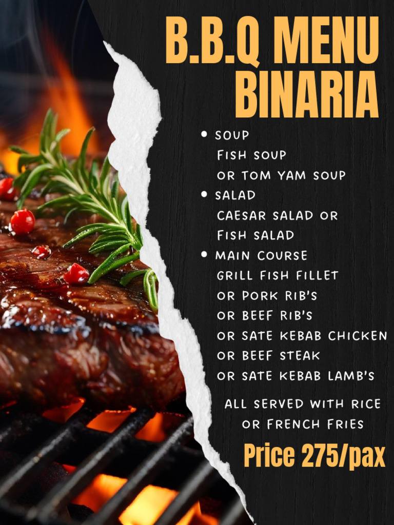 Menu BBQ | PDF