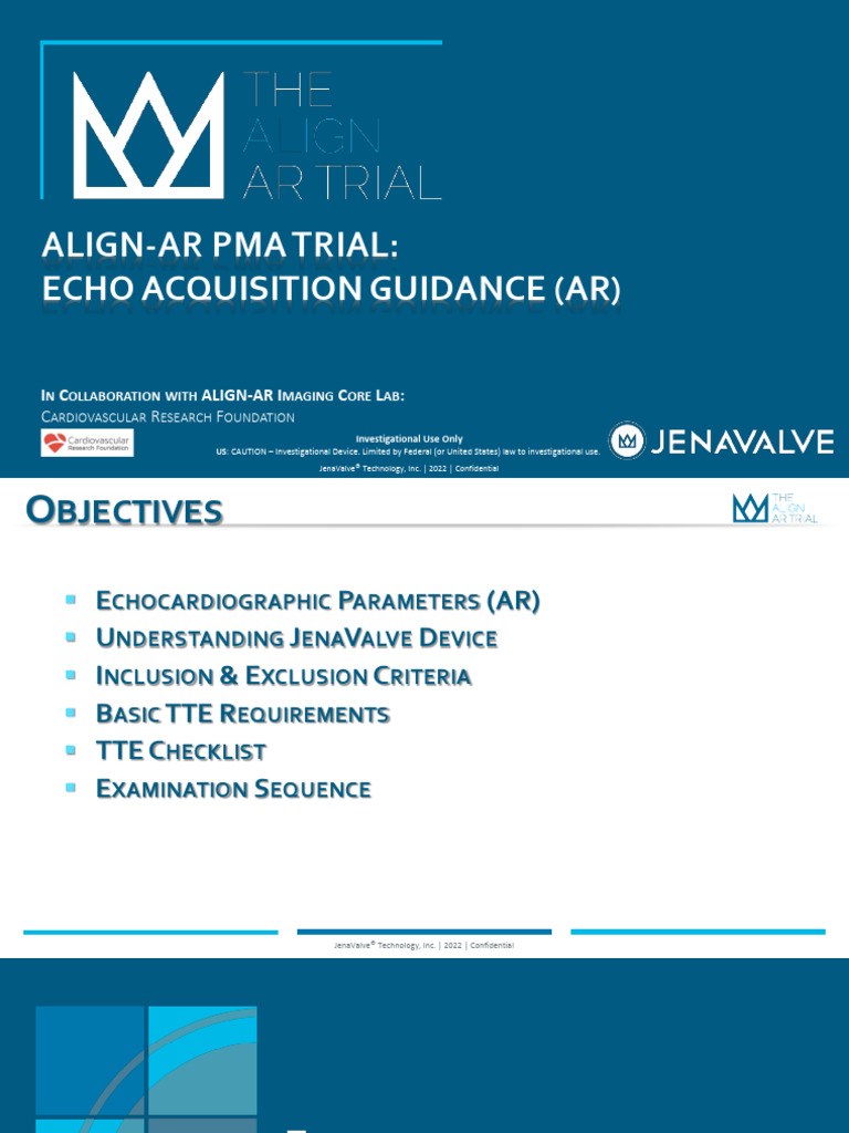 Align-Ar Echo Training JVT v2 | PDF | Echocardiography | Cardiovascular ...