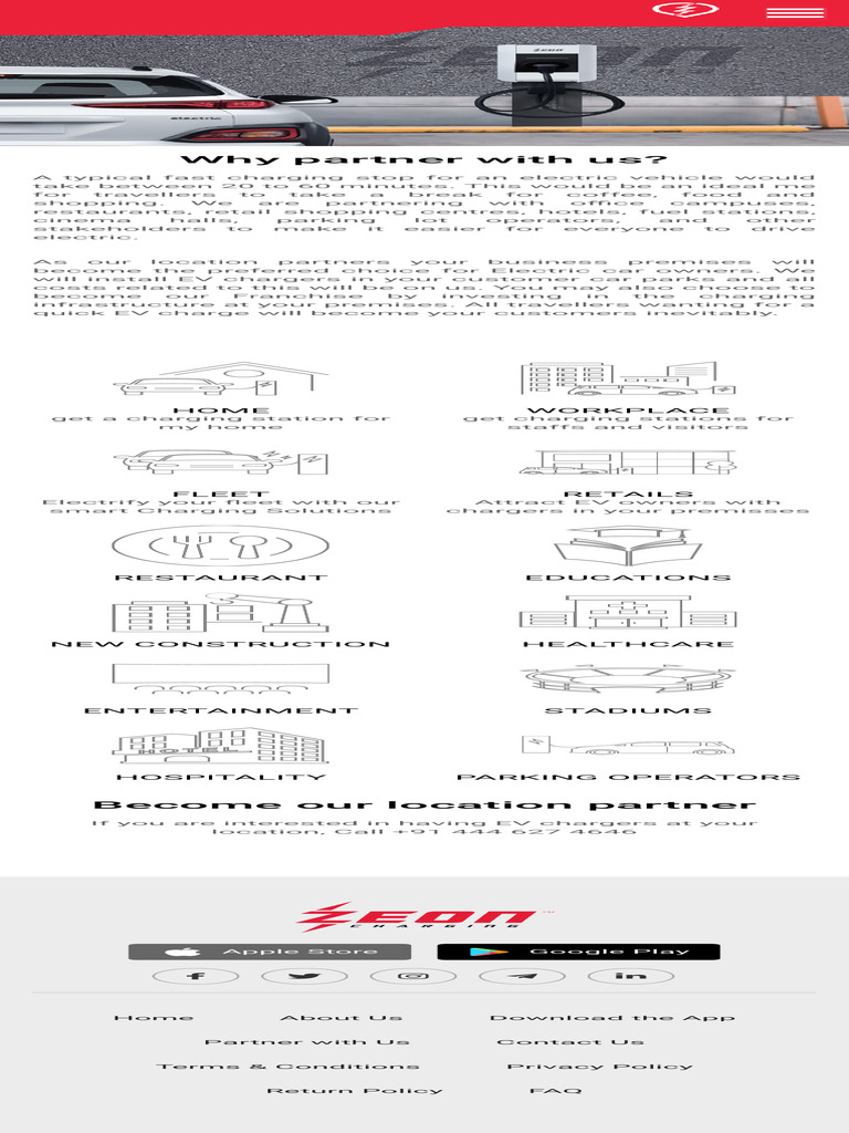Zeon Charging Station Franchise Overview | PDF