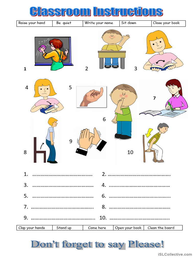 Classroom Instructions | PDF