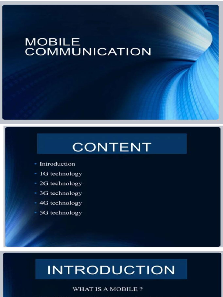 Introduction To Mobile Communication | PDF