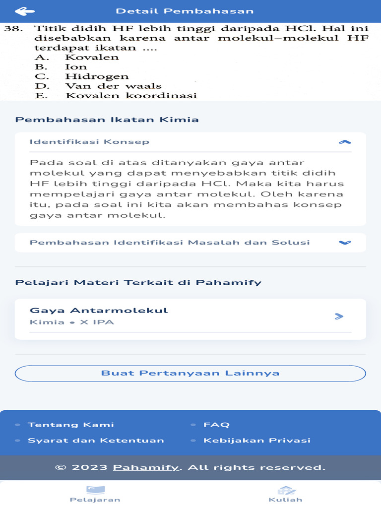 Ikatan Kimia - Tanya MIPI | PDF