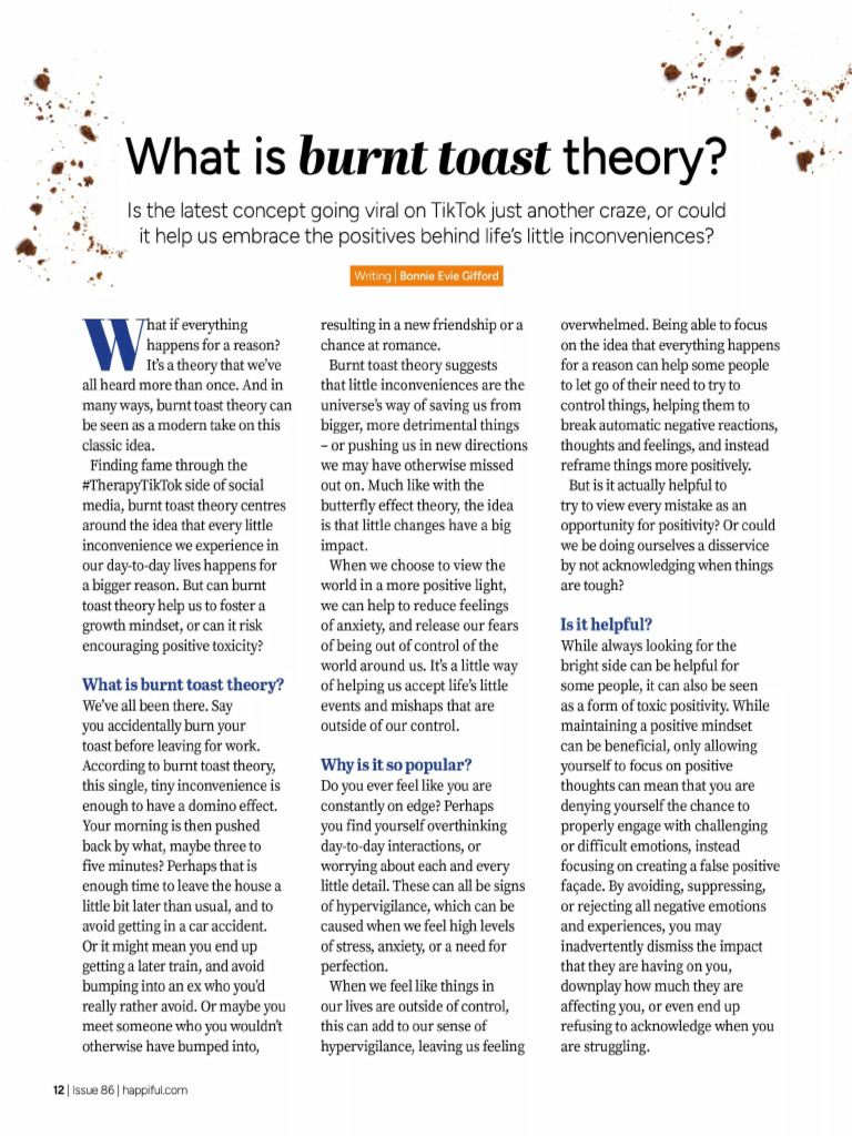 Burnt Toast Theory | PDF