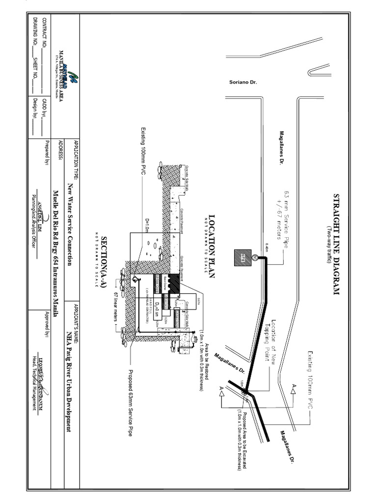 Water Service Connection Project Plan | PDF | Building Materials ...