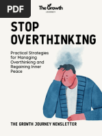 Stop Overthinking | PDF | Thought | Mindfulness
