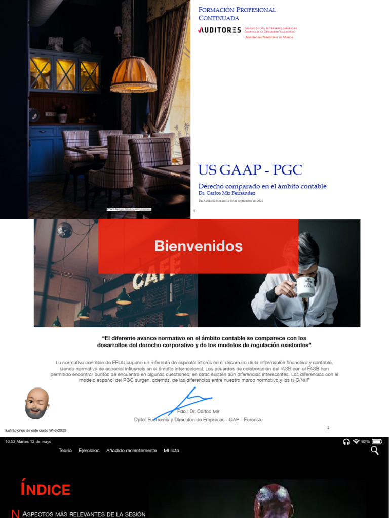 Comparativa US GAAP y PGC en Contabilidad | PDF | normas ...